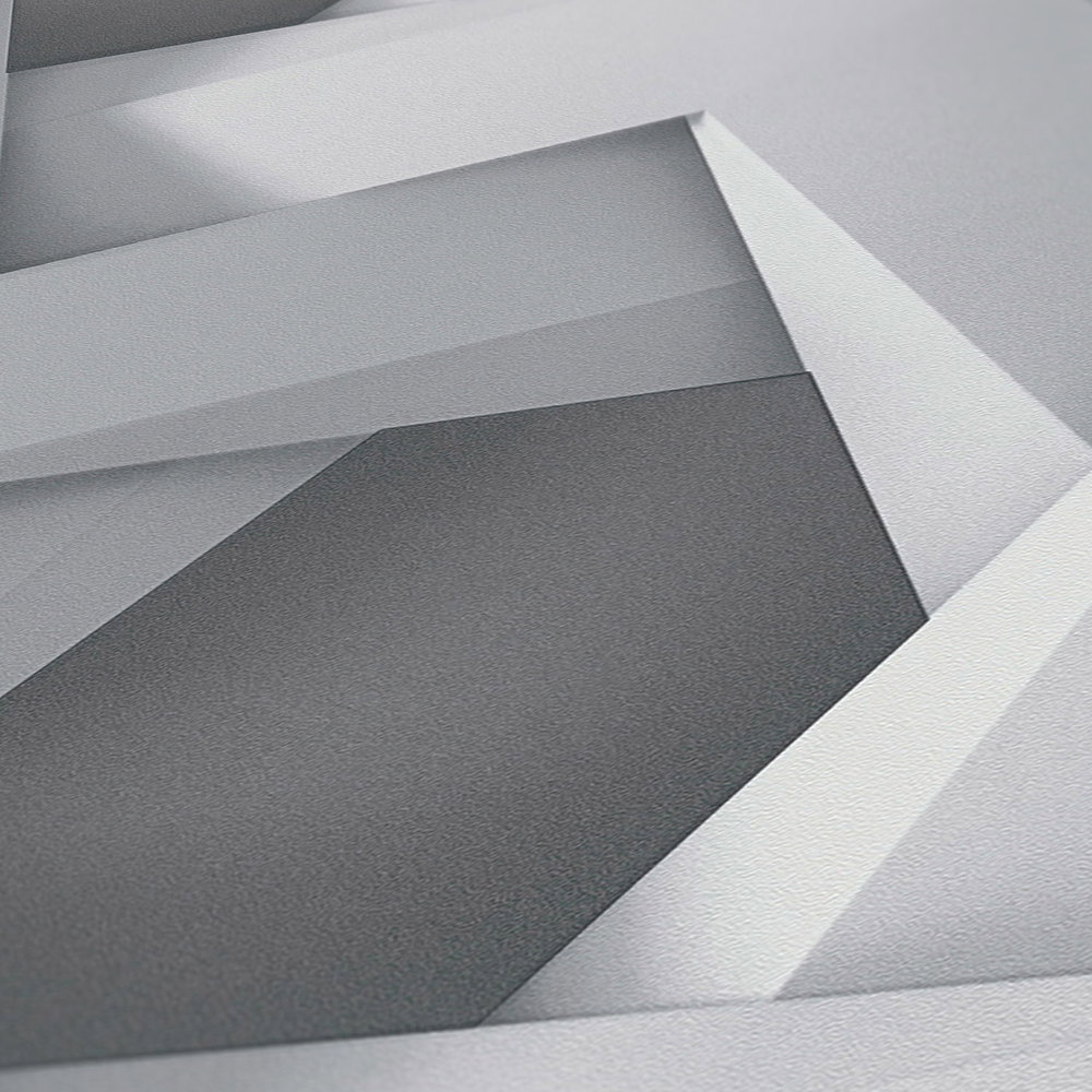 3D wallpaper grey graphic pattern with concrete look