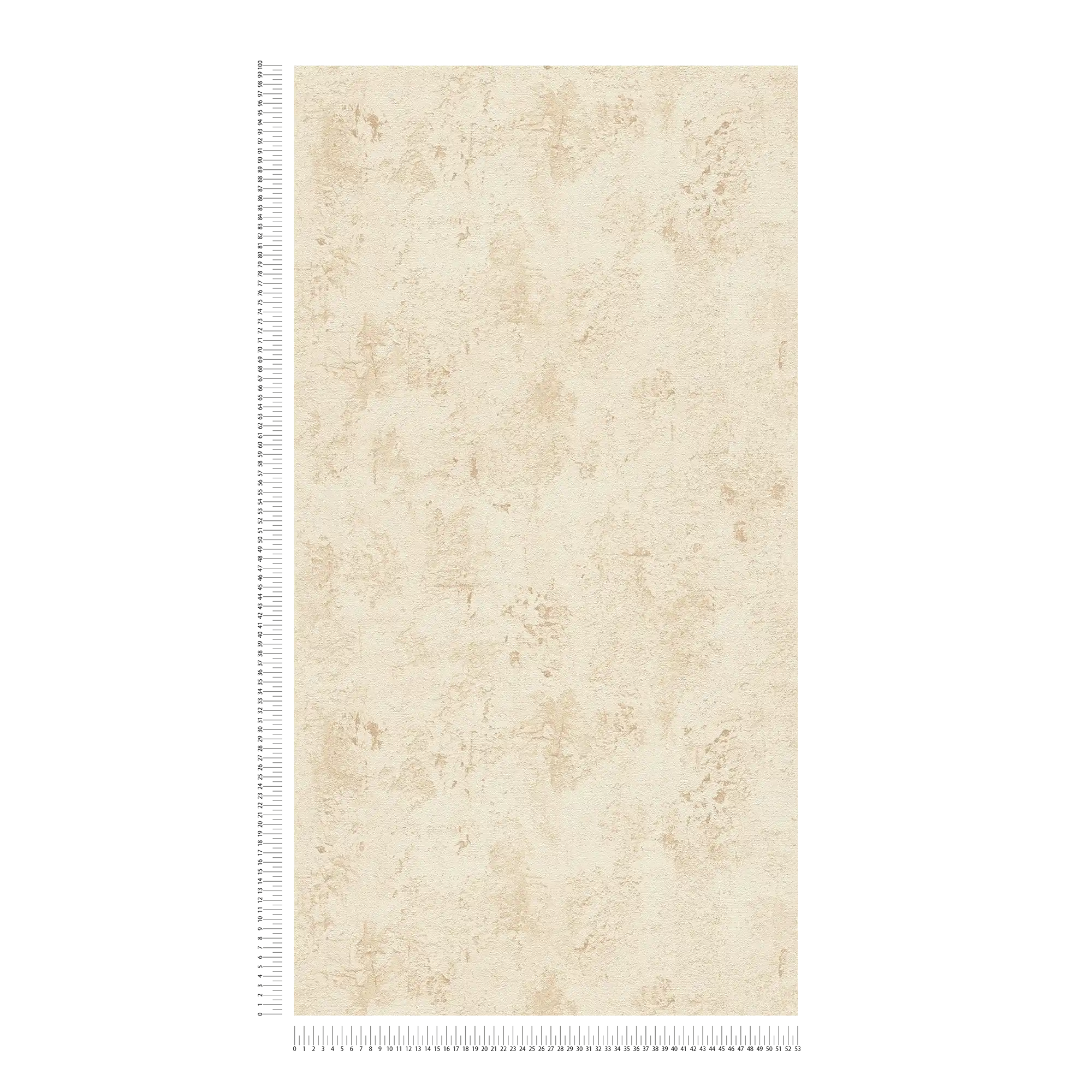 Plaster optics wallpaper cream-beige • mediterranean style