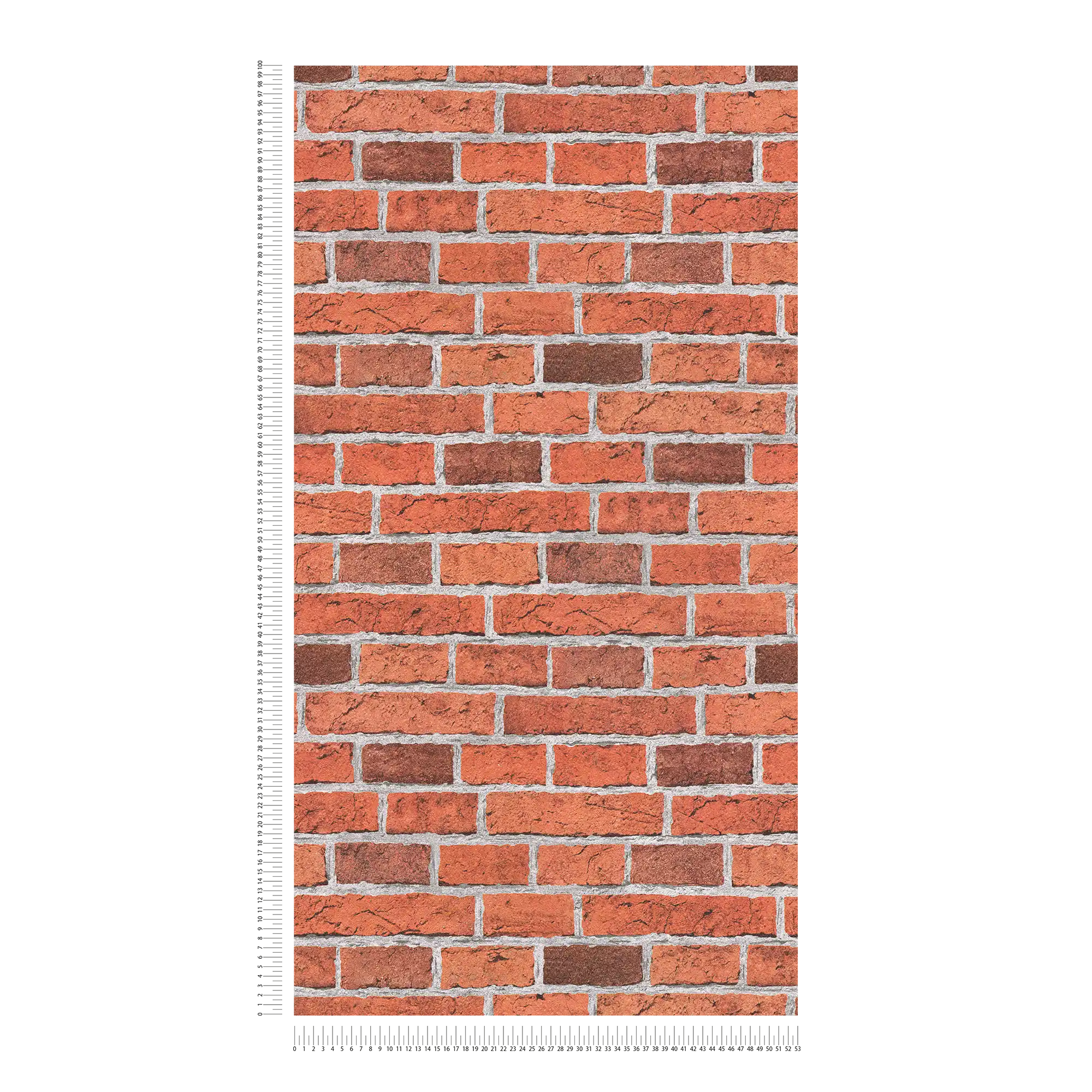 Stone wallpaper rustic - brick wall stylised | A.S.