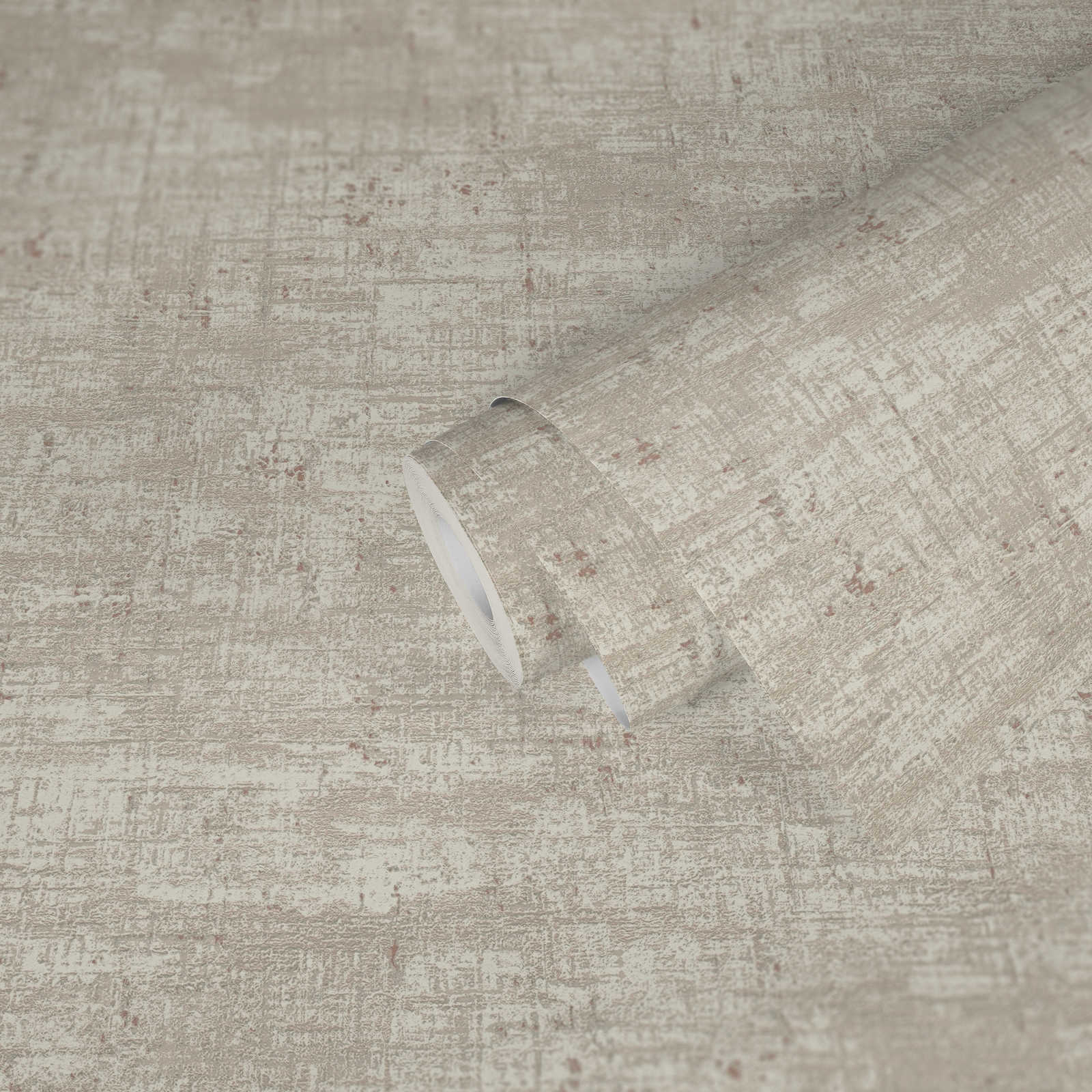 Used look wallpaper - plaster texture & gold shimmer | A.S.