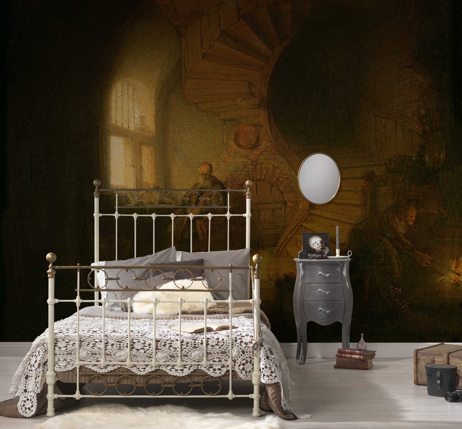 Philosopher in Meditation» mural - Rembrandt van Rijn