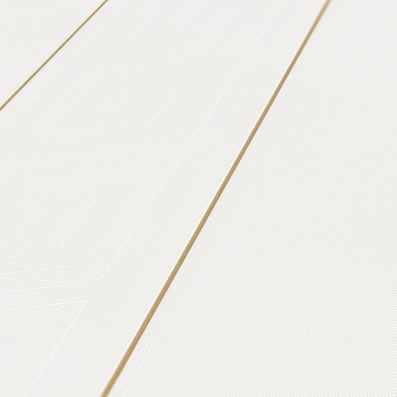 VERSACE wallpaper stripes white, gold & meander pattern