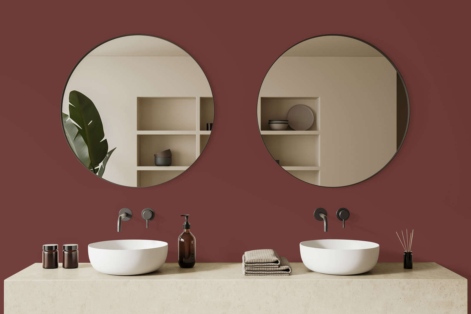 Premium wall paint noble chestnut red »Luxury Lipstick« NW1007 » 2,5l